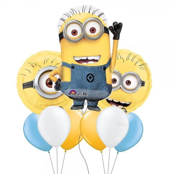 Minion Mylar Balloon Bouquet