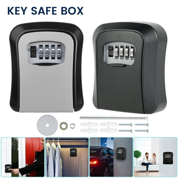 EUWBSSR Key Lock Box with Code, Lock Box for House key, Safe Box, Home ...