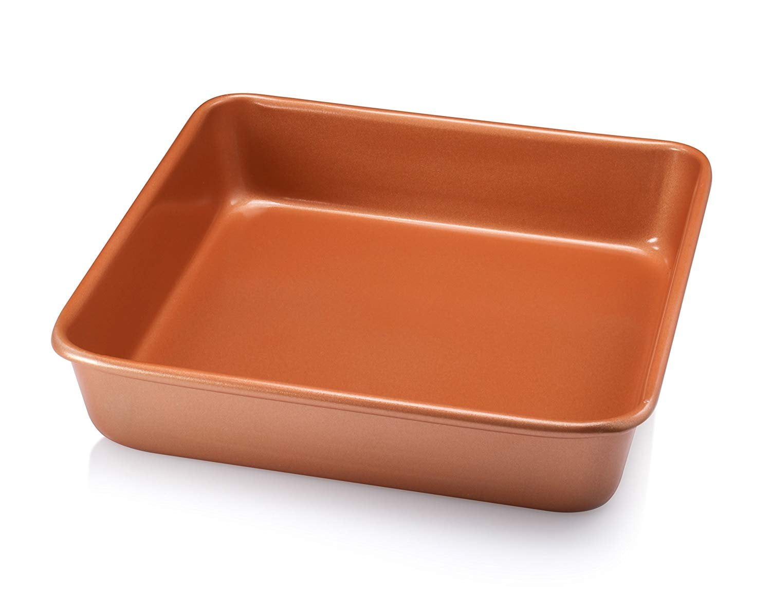 Gotham Steel Bakeware - Nonstick Copper Square Baking Tin - 9.5" x 9.5 ...