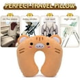 Travel Pillow for Kids Toddlers, Animal Neck Pillow Head Chin Support ...