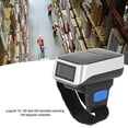 Wearable Ring Barcode Scanner, 1D 2D QR Hands Mini Finger Bar Code ...