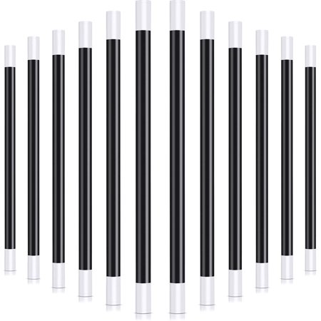 Plastic Magic Wand, 12 Packs 10 Inches Plastic Magic Wand Black and ...