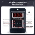 ASY-3D Delay Timer Time Relay 8PIN AC220V Digits Display Programmable ...
