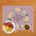 2024 Placemat Bible Verse Print Table Mat for Diner Kitchen Christian ...