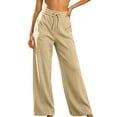 Bloomae Womens Wide Leg Sweatpants Loose Comfy Baggy Lounge Travel ...