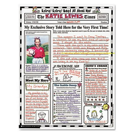 Scholastic 0439152917 Instant Personal Poster Sets- Extra Extra Read ...