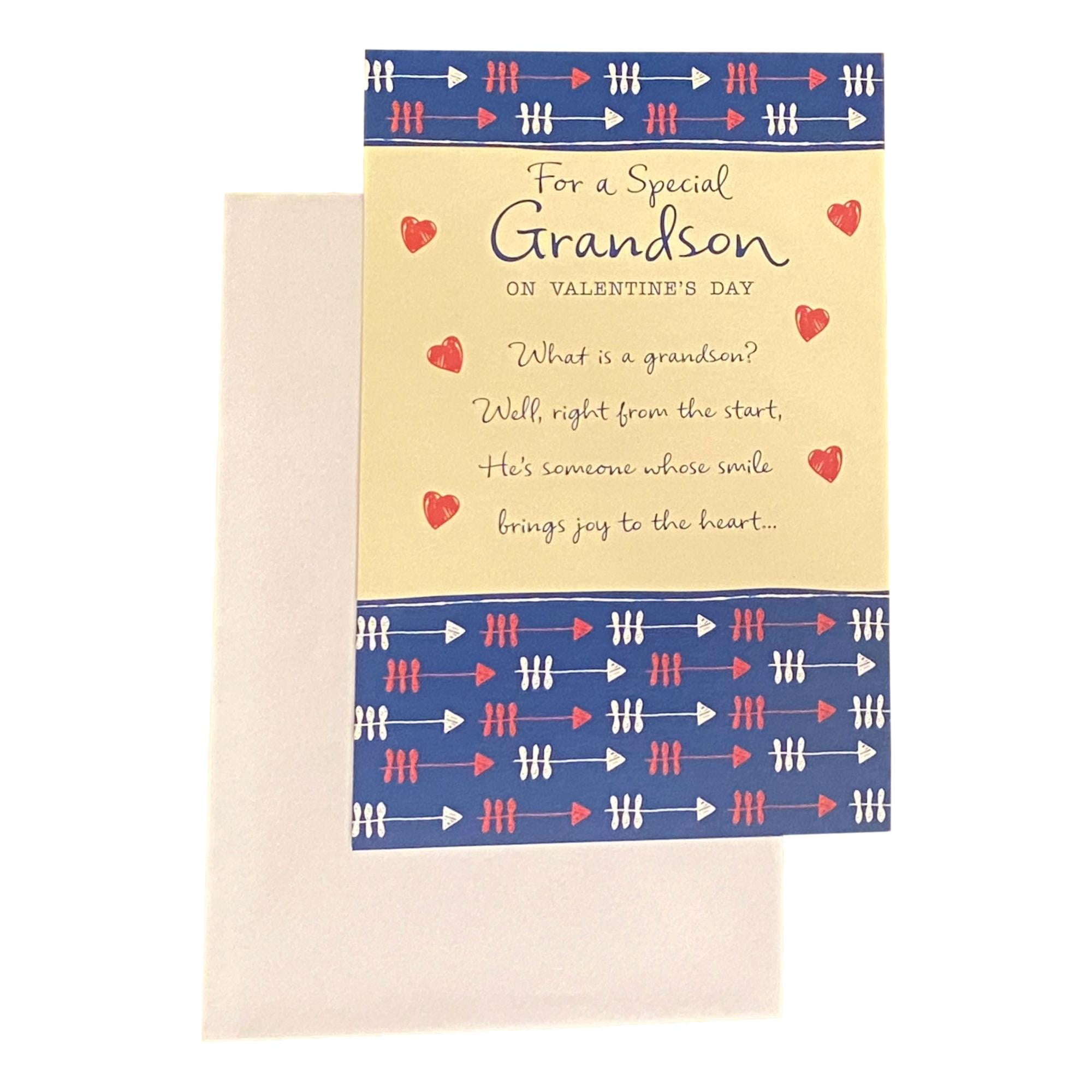 Valentine's Day Greeting Card for Young Grandson - For a Special ...