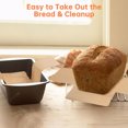100Pcs Sustainable Baking Bread Pan Liners with Nonstick Layer Ensures ...