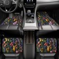 Car Foot Mat 4 Pcs Set Crystal Velvet Non Slip Bottom Quick Install ...