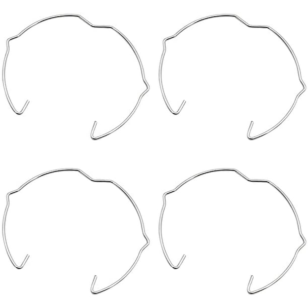 36 Pieces Lamp Retaining Rings for GU10 MR16 Spotlight 50MM Silver Horn ...