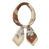 RIIQIICHY 27.5 Inch Women Head Scarf Like Silk Satin Hair Scarf for ...