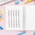 5Pc Retractable Ballpoint Pen, Loetky Gel Ink Pens Set, Quick Dry Black ...
