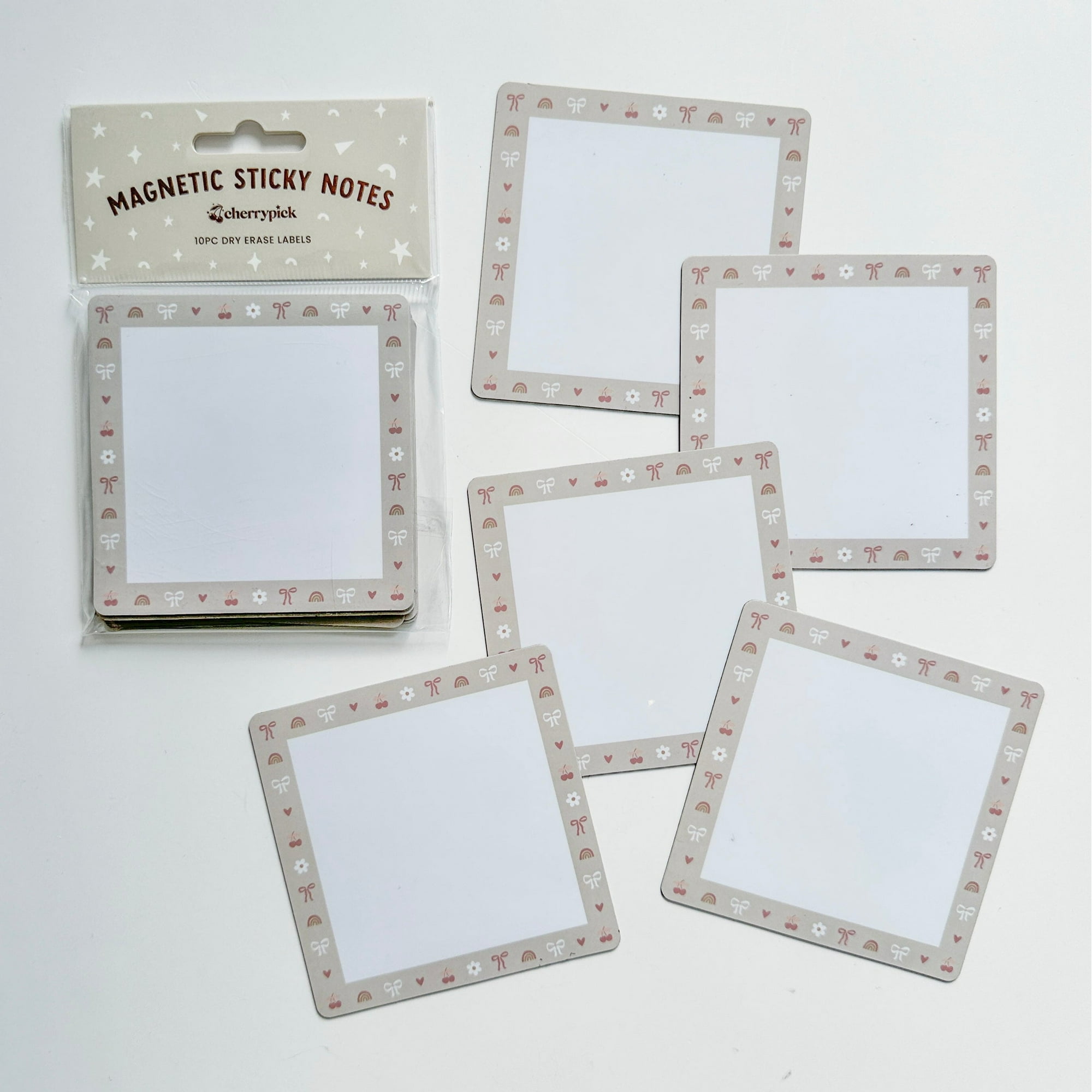Click here for Cherrypick Magnetic Sticky Notes (10pc Dry Erase L... prices