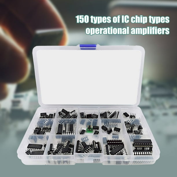 150 Pcs Opamp Oscillator Timer Optocoupler IC Pwm IC Chip Assortment ...