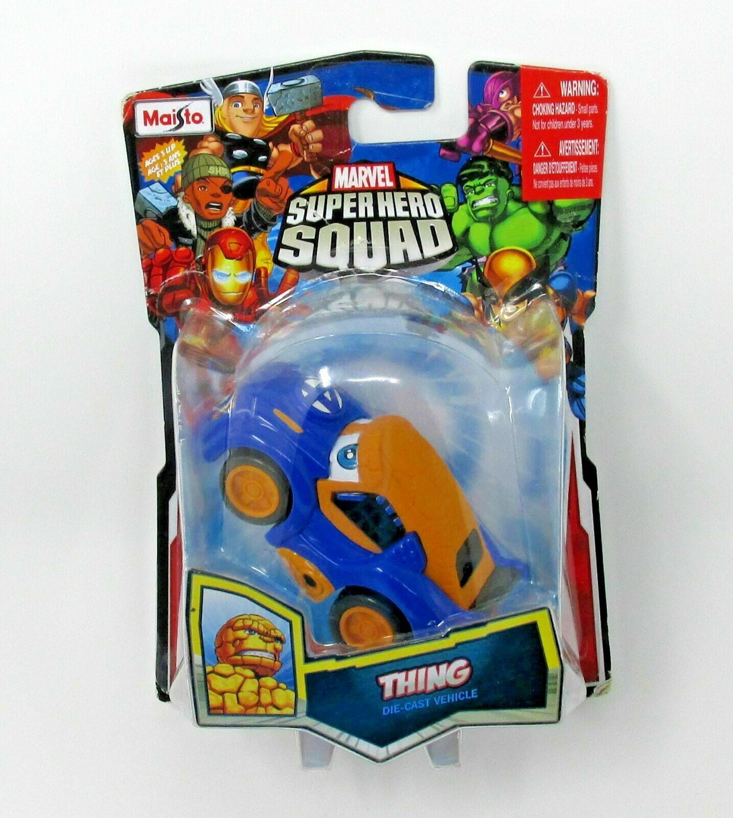 Maisto Marvel Super hero Squad Die Cast Vehicle - Thing - Walmart.com
