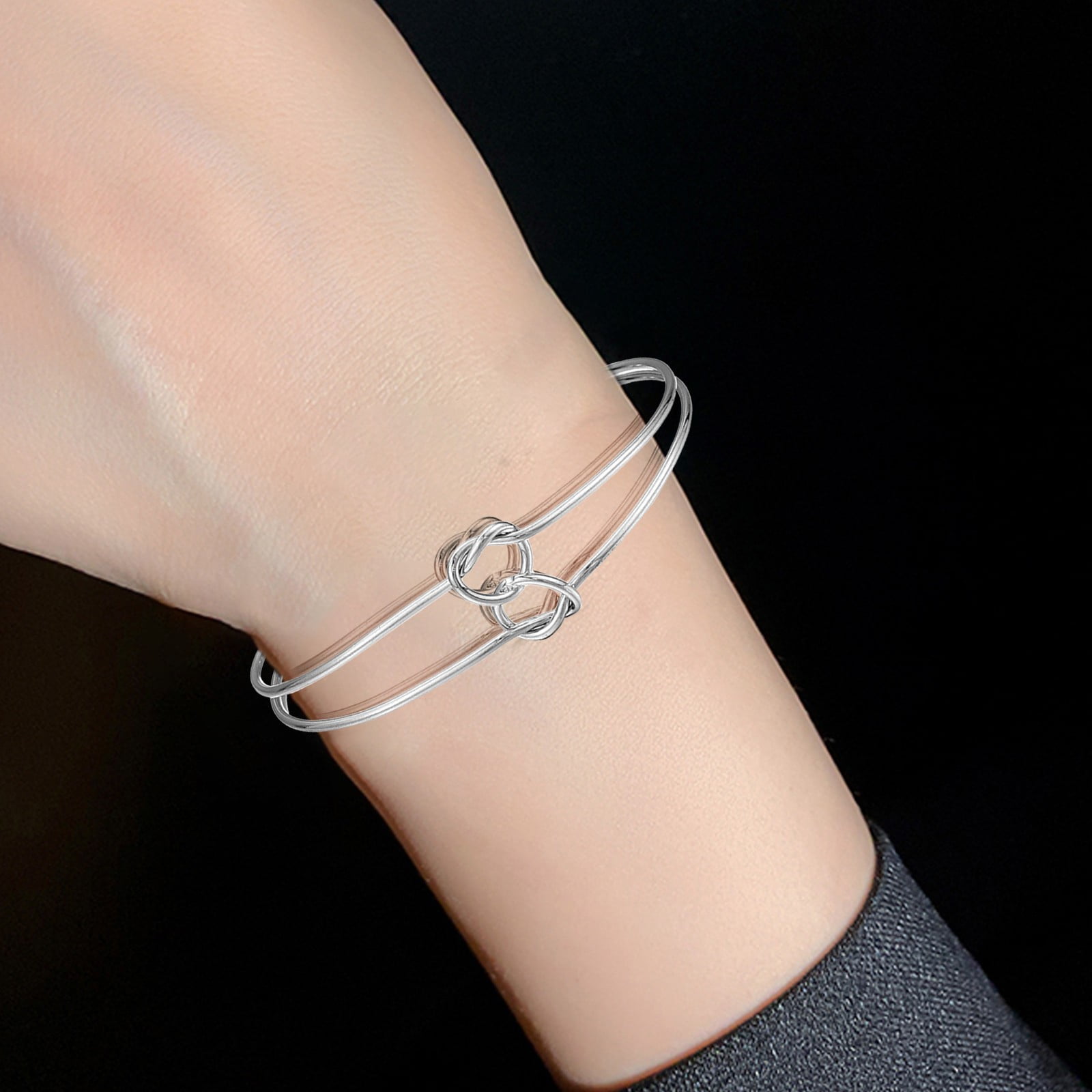 Click here for Vivavault Bracelets - Delicate Open Bangle Set For... prices