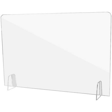 Sneeze Guard Countertop Desk Sneeze Guard Freestanding Clear Acrylic ...