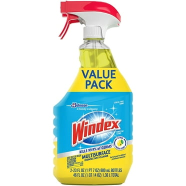 Windex® Multi-Surface Disinfectant Sanitizer Cleaner - Liquid - 128 fl ...