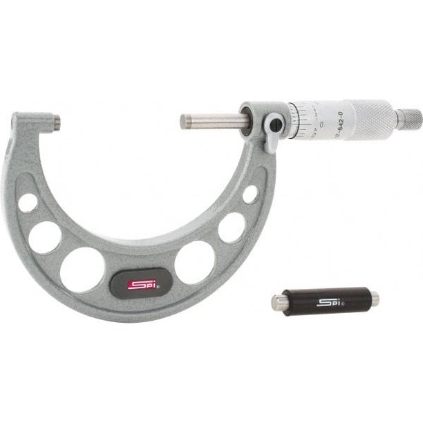 SPI 2 to 3" Range, 0.0001" Graduation, Mechanical Outside Micrometer ...
