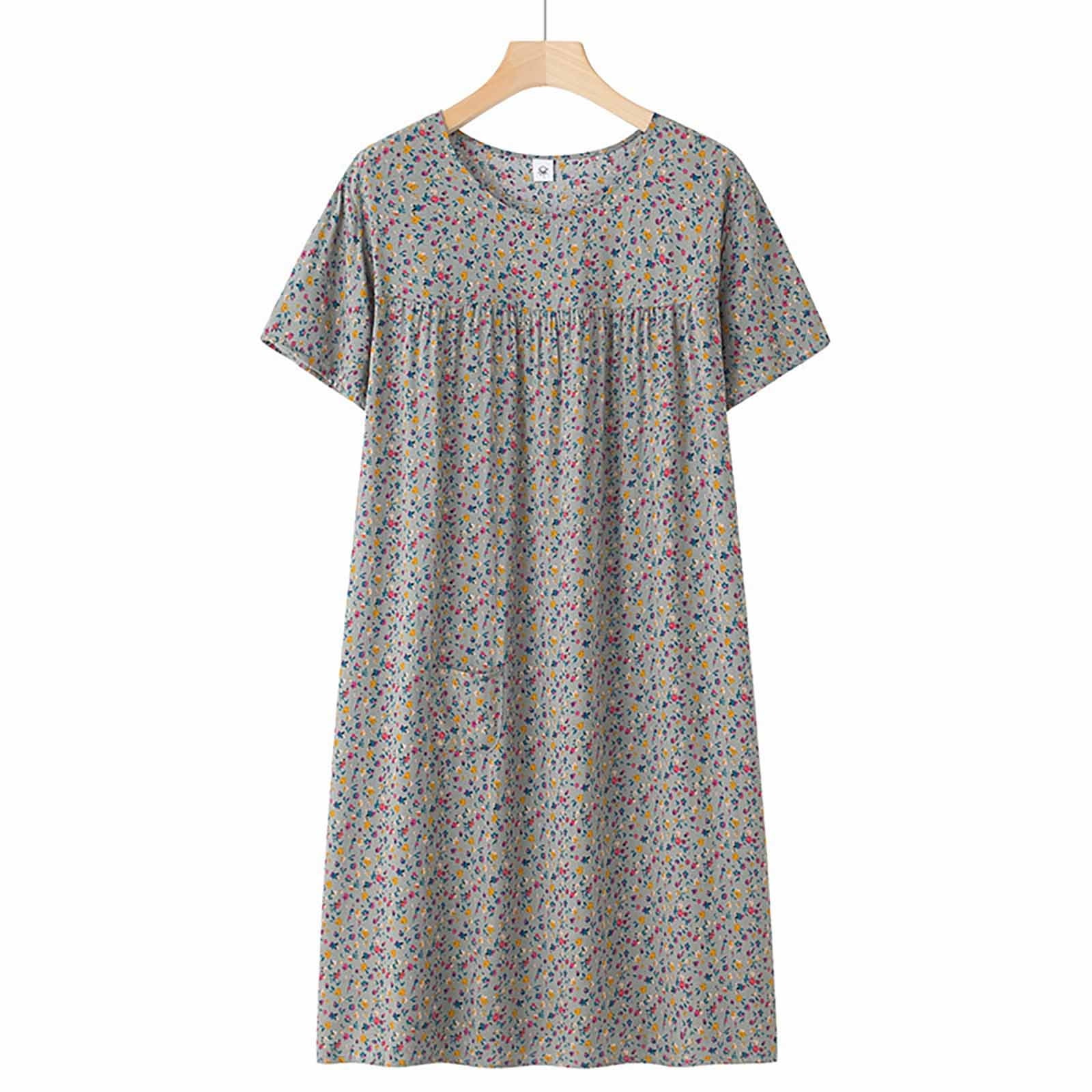 Click here for Middle Aged & Elderly Womens Cotton Blend Sleep Dr... prices