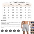ADSSDQ Mens Lounge Sweat Shorts Casual Drawstring Elastic Waist Solid ...