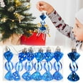 AUDeals Christmas Tree Ornaments Set Elegant Red & White Christmas Set ...