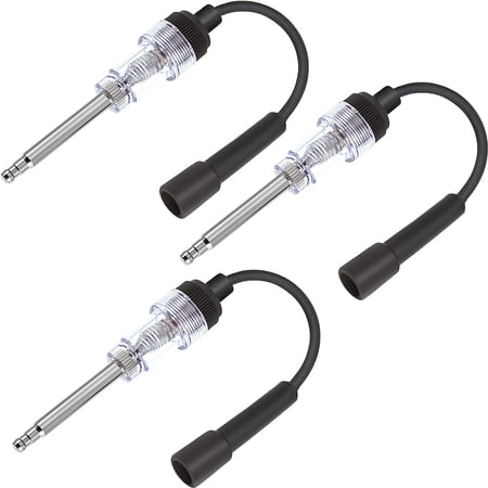 3 Pieces Spark Plug Tester Engine Ignition Tester Straight Boot ...