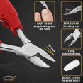 QIHE-Toenail Clippers for Seniors Thick Toenails- Heavy Duty Podiatrist ...