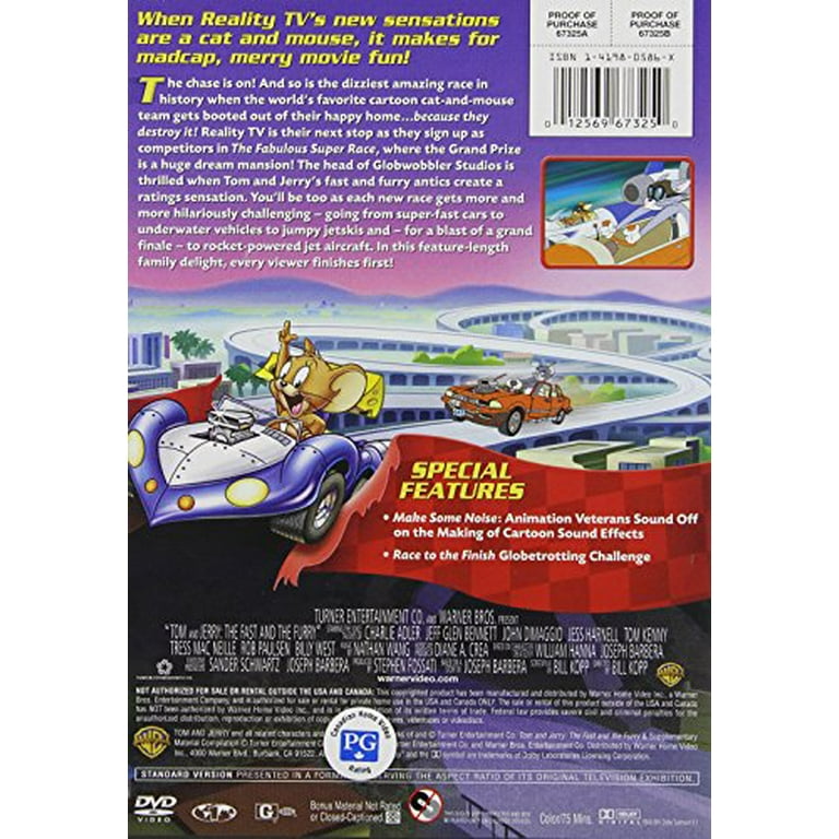 Tom And Jerry The Fast And The Furry Dvd