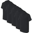 Fruit of the Loom Men's Crew-Neck T-Shirt 5-Pack Black, Small - Walmart.com