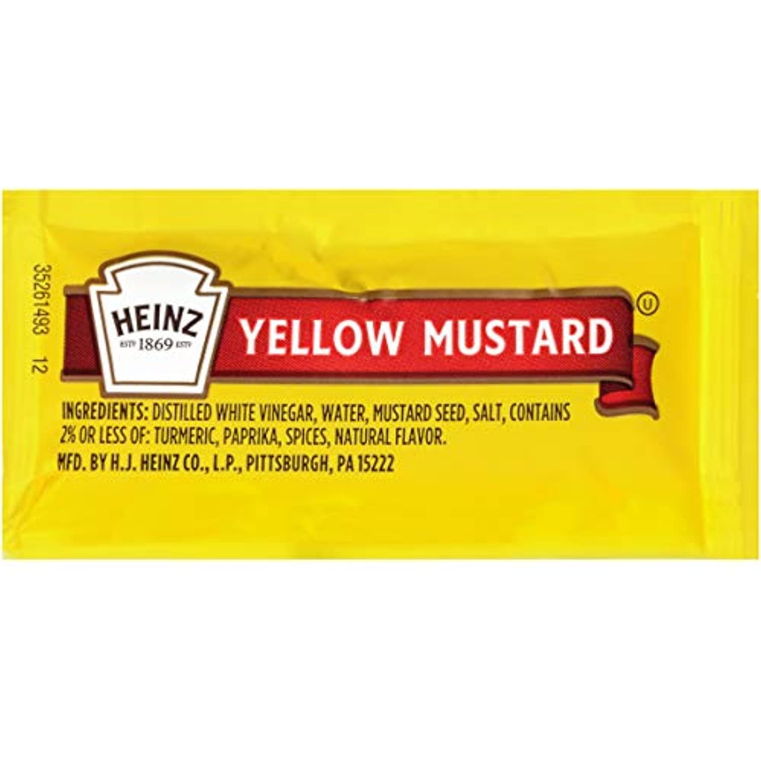 Heinz Mild Mustard Single Serve (1000 Ct Casepack) - Walmart.com