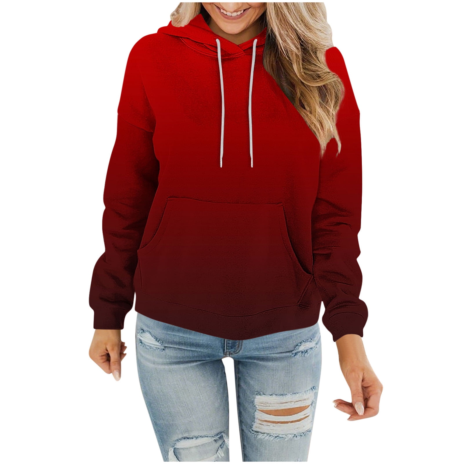 Click here for Sevevn Womens Casual Hoodies Crew Neck Long Sleeve... prices