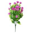 Artificial Outdoor Flowers - Lifelike ABS Green Shrubs for Garden ...