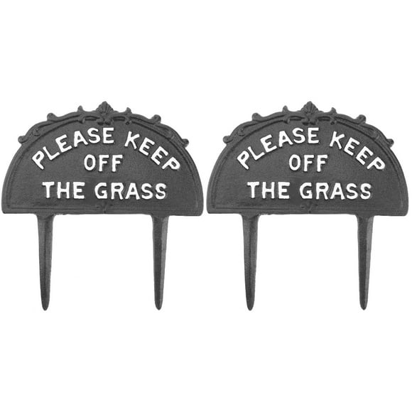 Keep Off Grass Sign