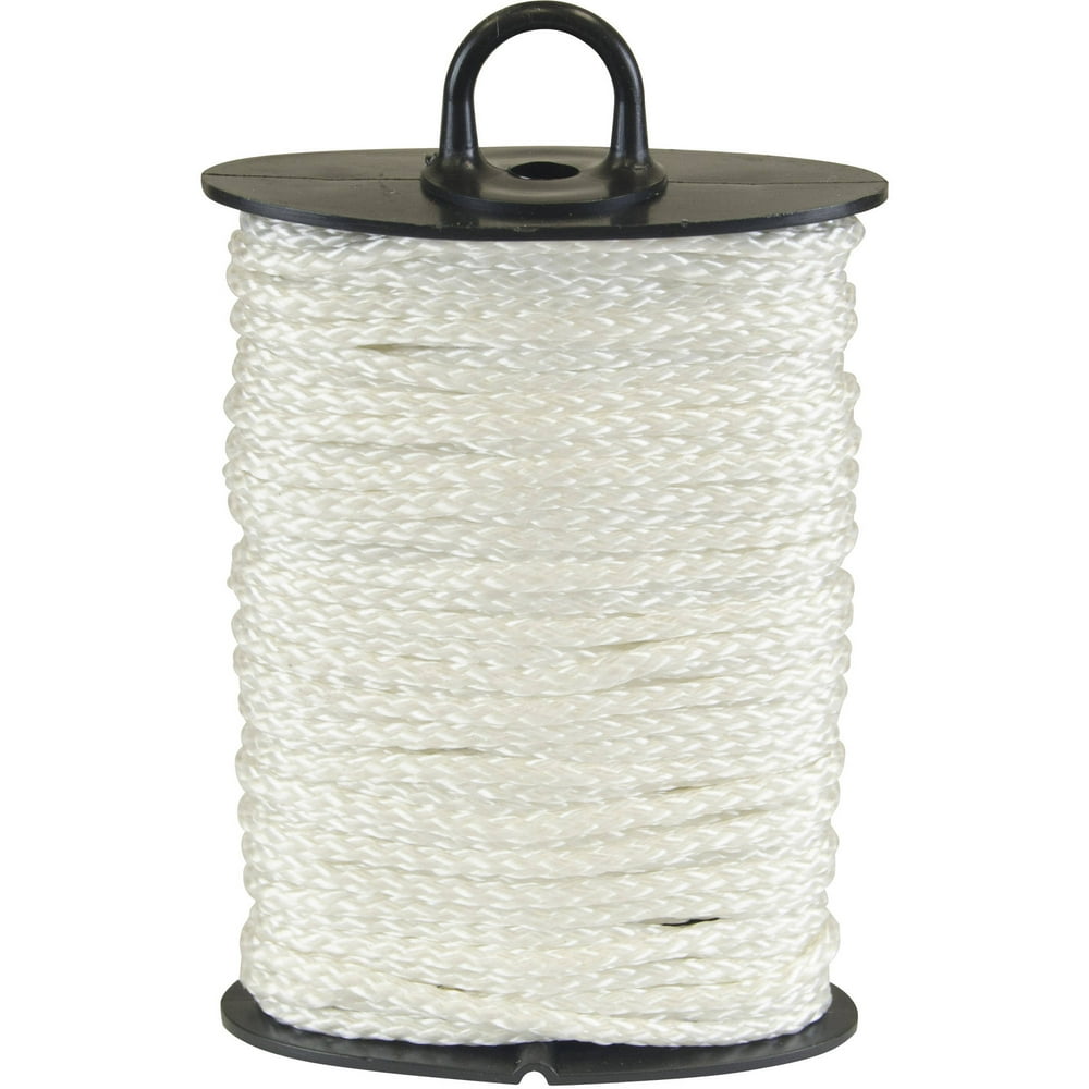 1/8" x 40' Nylon Diamond Braided Rope - Walmart.com - Walmart.com