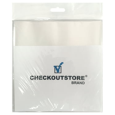 "BCW 100-Pack 45 RPM Vinyl Record Polypropylene Sleeves, 2 Mil Thick, 7 ...