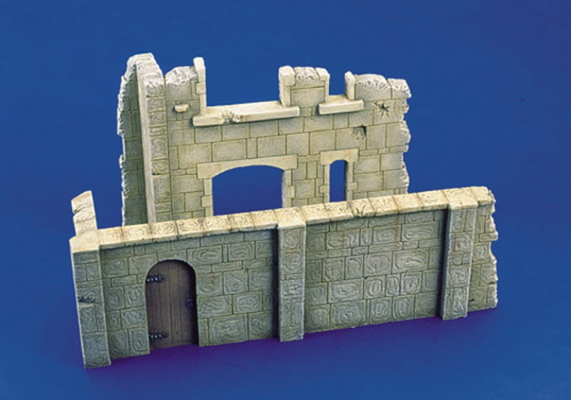 Royal Model 1:35 Castle Ruin - Plaster Diorama Model Kit #011 - Walmart.com