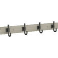 Better Homes & Gardens Miller 27" Wall Mounted Hook Rack, 4 Hooks ...