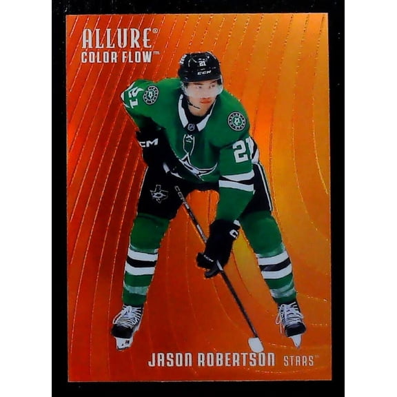 2025-26 Upper Deck Allure Color Flow Red-Orange #CF-4 Jason Robertson ...