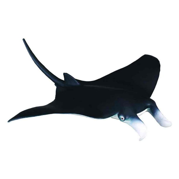 CollectA Sea Life Manta Ray Toy Figure - Authentic Hand Painted Model ...