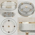 Clear Lazy Susan Pantry Organizers and Storage, 11” Turntable Organizer ...