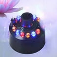 Cool Things For Bedroom Men Mini Mist Maker 12 Led Fogger Water Pond Fog Machine Atomizer Air