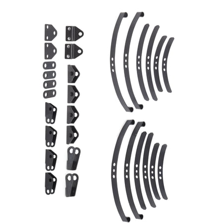 LAFGUR RC Front Rear Leaf Type Spring Suspension System For 1/14 RC ...