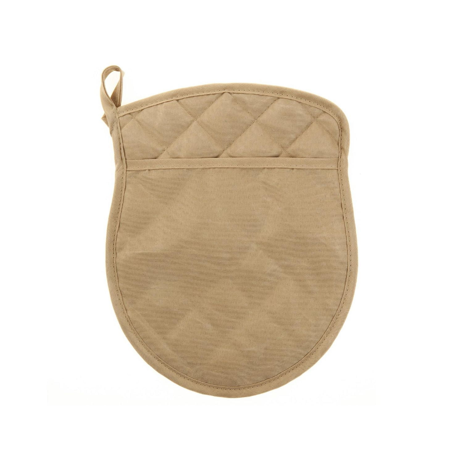 Click here for Ih Casadécor Quilted Pot Holder With Pocket (Taupe... prices
