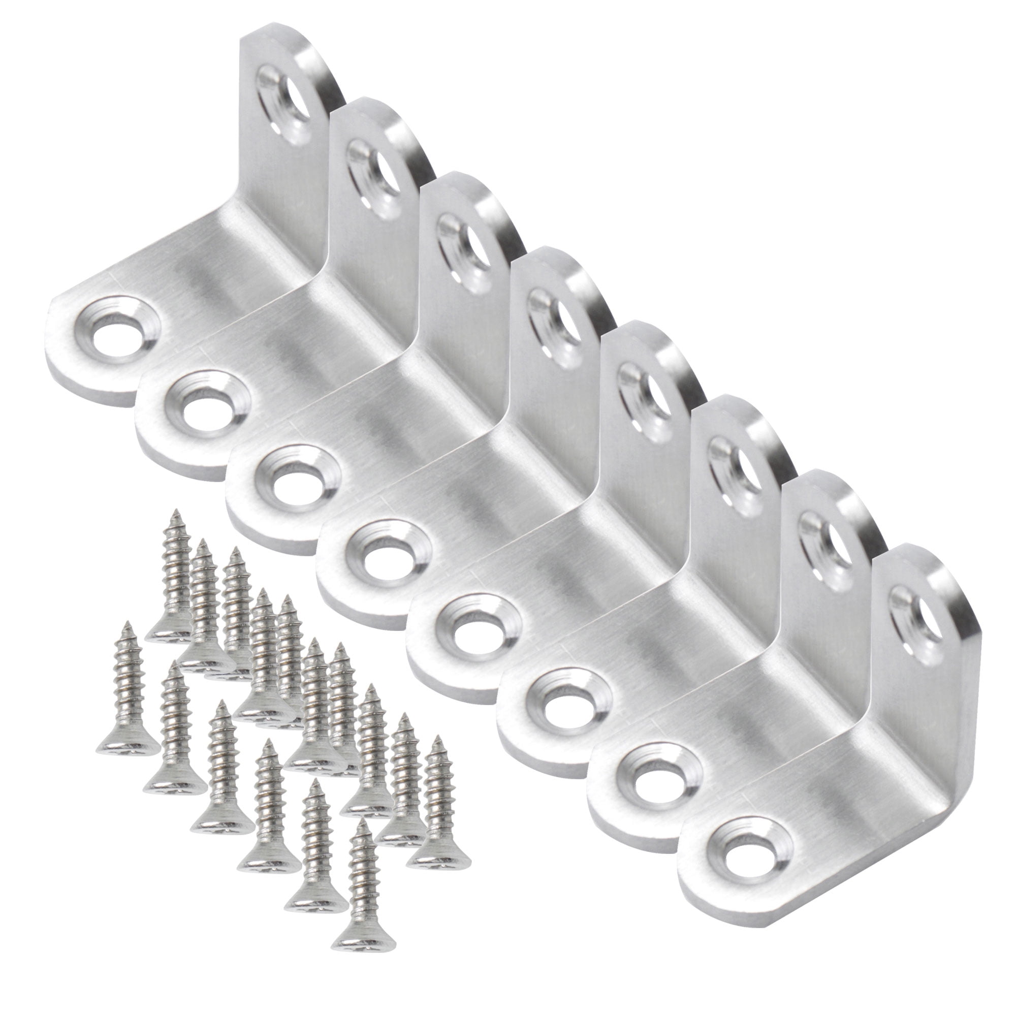 30 x 30mm Angle Bracket Stainless Steel L Shaped Angle Brackets Corner ...