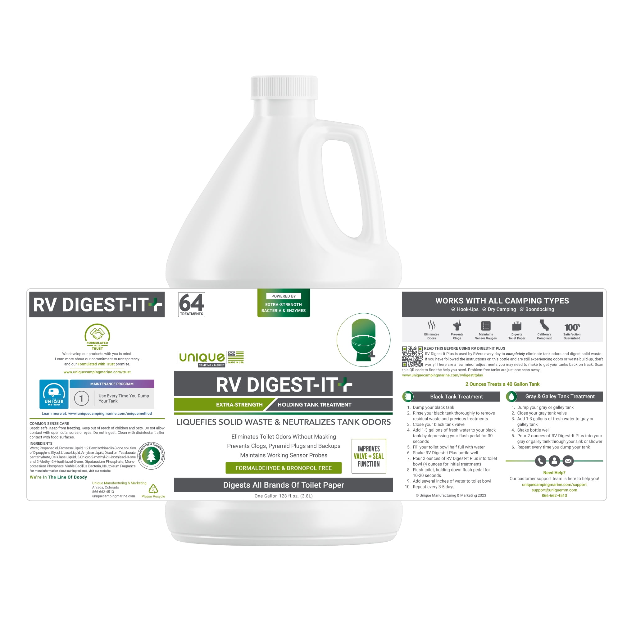 Digest It Unique RV Digest-It+ Extra-Strength Ultra-Concentrate - 32 RV ...