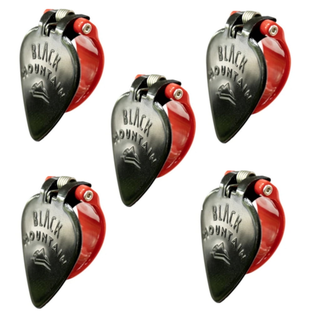 Black Mountain Thumb Pick - 5-Pack - Spring Fit - Thumb Flat Pick Combo ...