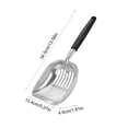 Extra Large Aluminum Alloy Cat Litter Scoop Heavy Duty Metal Litter Box ...