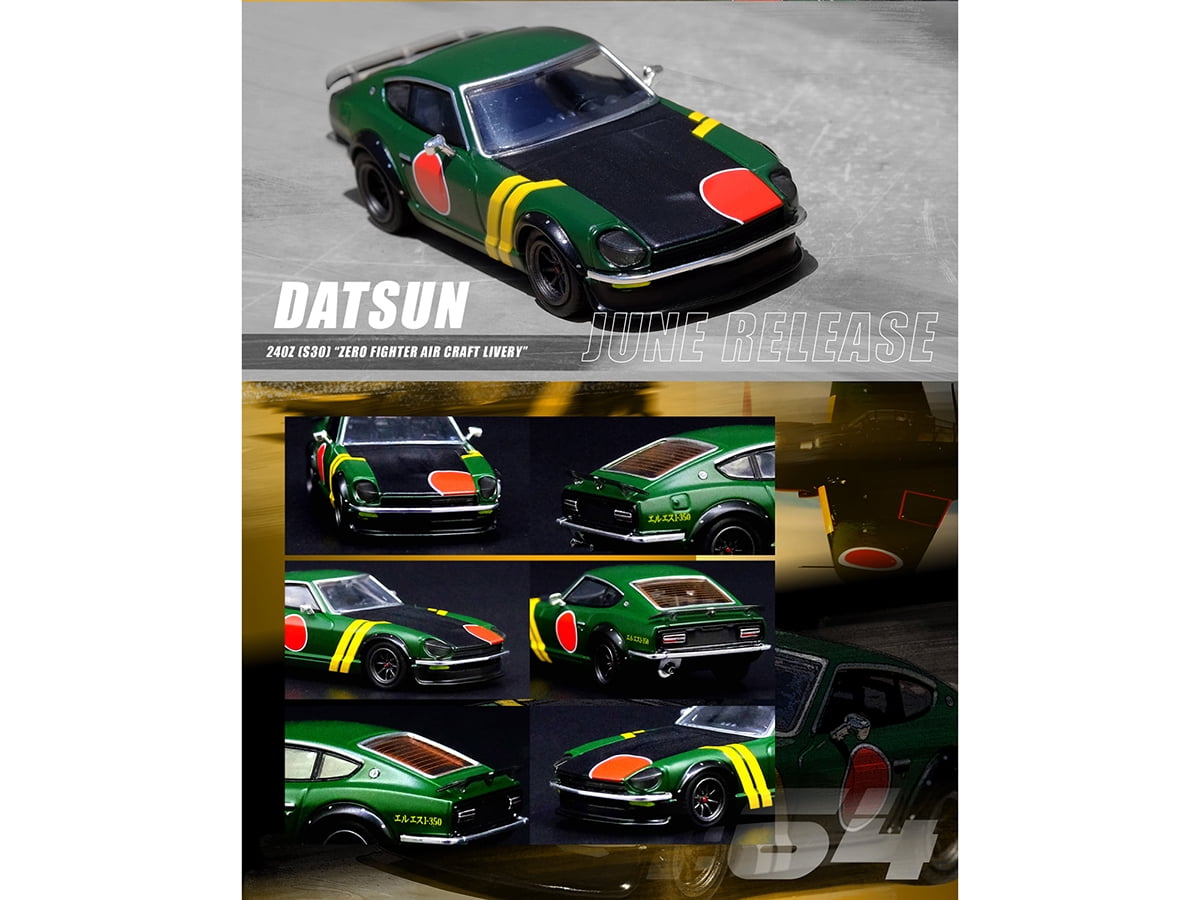 Diecast Datsun 240Z "Zero Fighter Aircraft Livery" Matt Green with ...