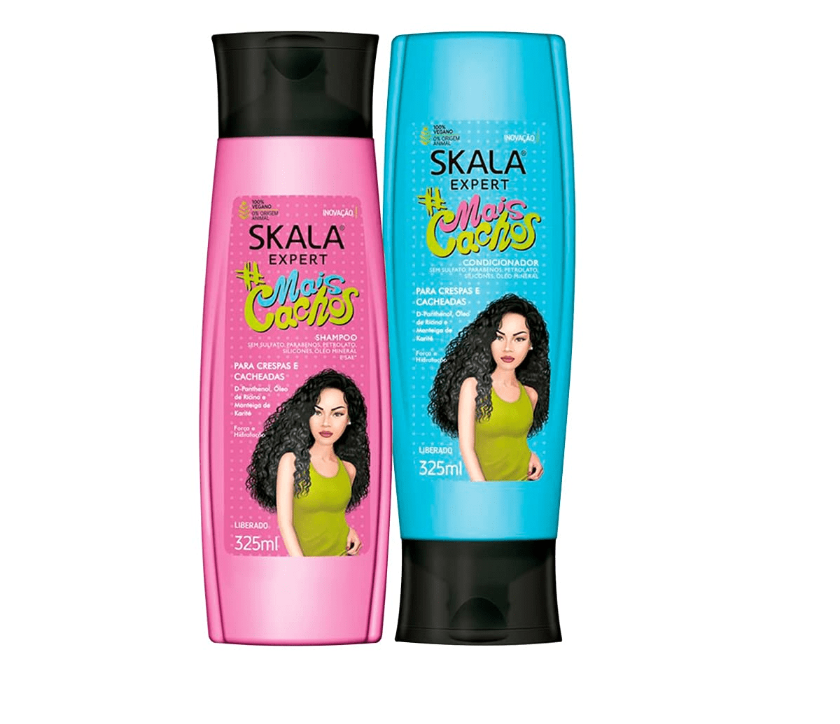 Skala Expert Mais Cachos Shampoo and Conditioner, Set, 325ml - Walmart.com